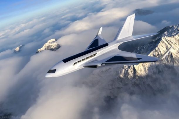 Designer Bonikowski's electric jet concept uses air friction to ...